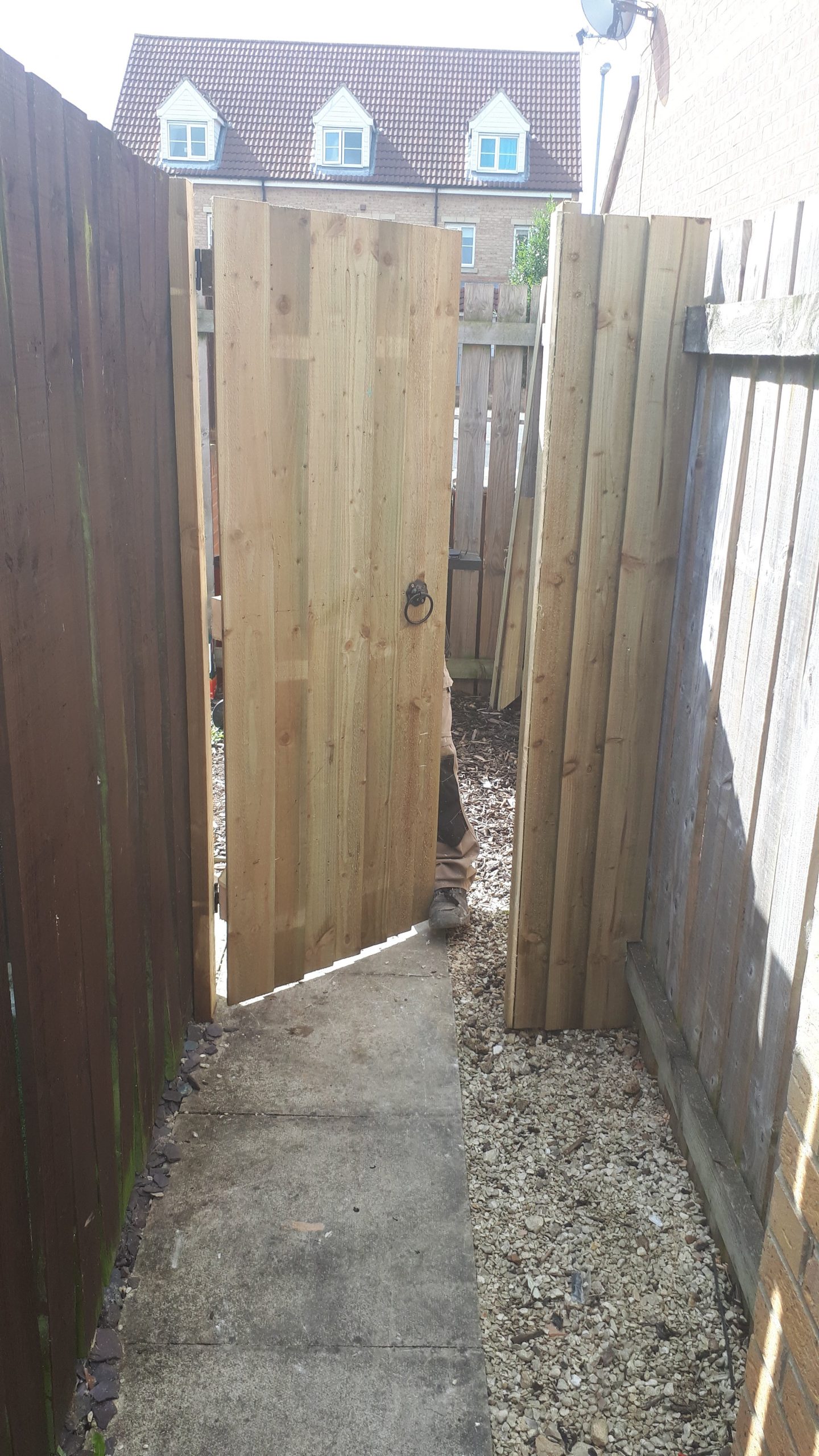 New External Gate Installation | CL Joinery Yorkshire